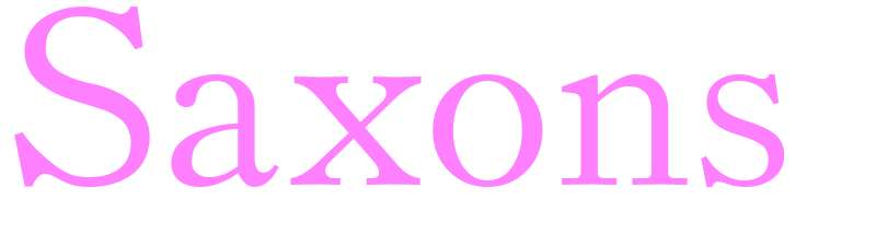 Saxons - Name for Girls - Meaning, Popularity and Origin
