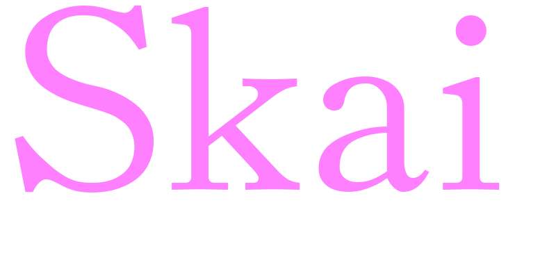 Skai - Name for Girls - Meaning, Popularity and Origin
