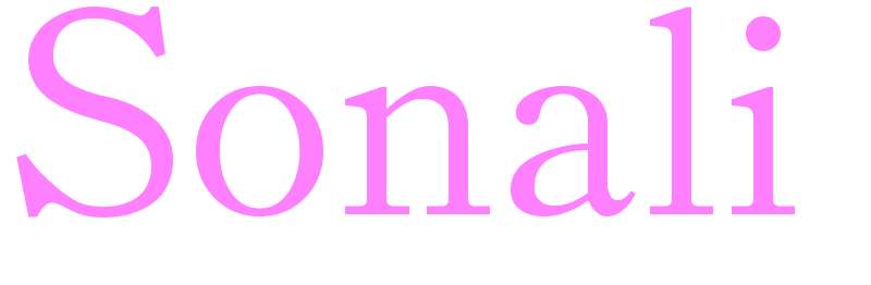 Sonali - Name for Girls - Meaning, Popularity and Origin
