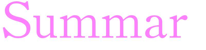 Summar - Name for Girls - Meaning, Popularity and Origin