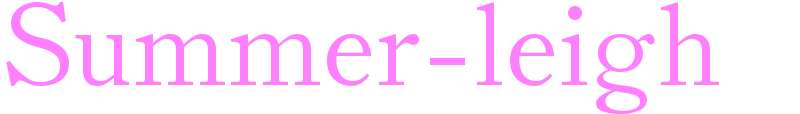 Summer-leigh - Name for Girls - Meaning, Popularity and Origin