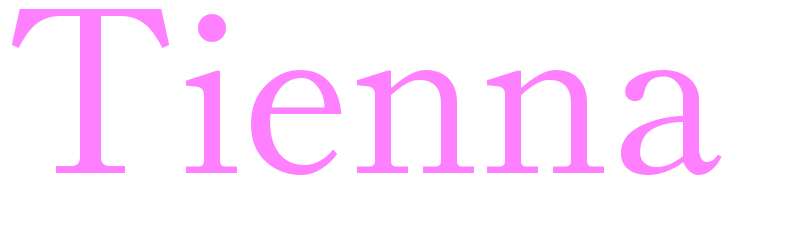 Tienna | Name for Girls | UK Baby Names