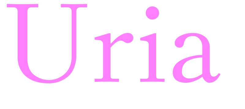 Uria - Name for Girls - Meaning, Popularity and Origin