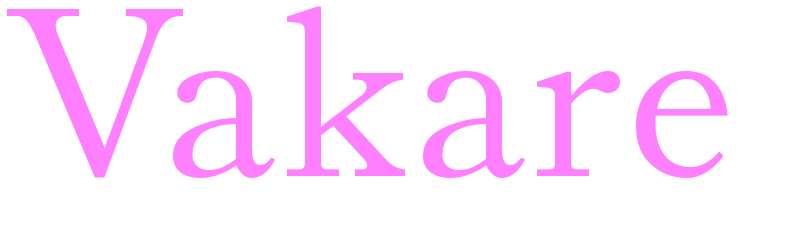 Vakare - Name for Girls - Meaning, Popularity and Origin