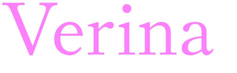 Verina - Name for Girls - Meaning, Popularity and Origin