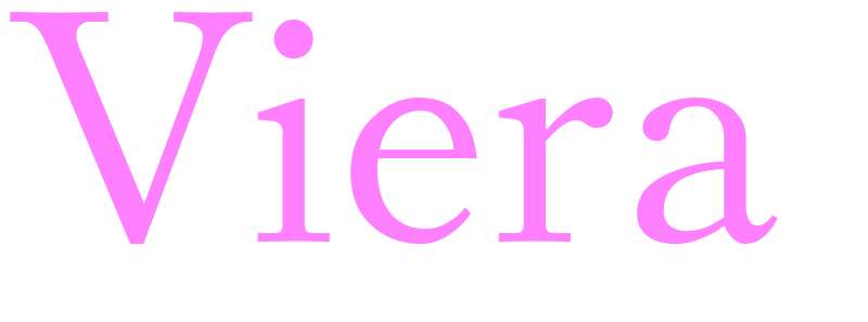 Viera - Name for Girls - Meaning, Popularity and Origin