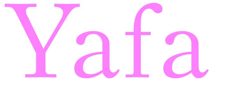 Yafa - Name for Girls - Meaning, Popularity and Origin